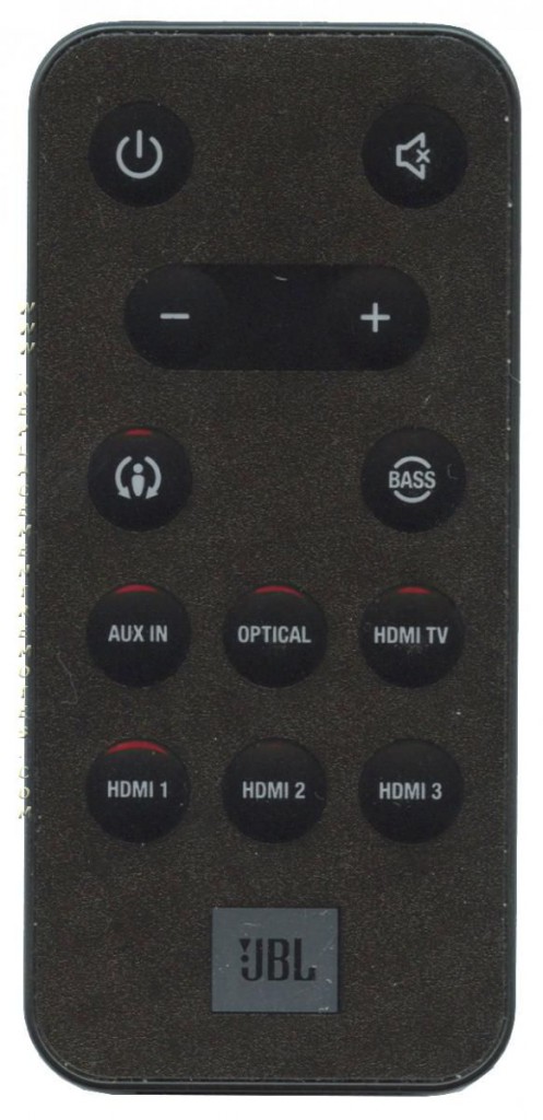 JBL 93040000860 Sound Bar System Remote Control - Dan's Electronics Blog