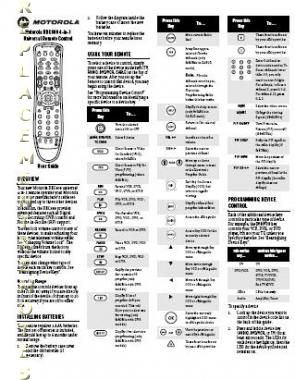 How To Program A Motorola Drc800 Remote - domeutorrent