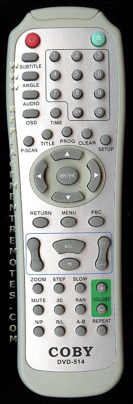 Buy Coby DVD-514 DVD514 -DVD514M DVD Player DVD Remote Control Buy Coby DVD-514 DVD514 -DVD514M DVD Player DVD Remote Control