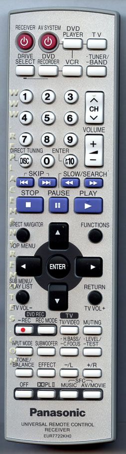 Buy Panasonic EUR7722KH0 Home Theater System Home Theater Remote Control Buy Panasonic EUR7722KH0 Home Theater System Home Theater Remote Control