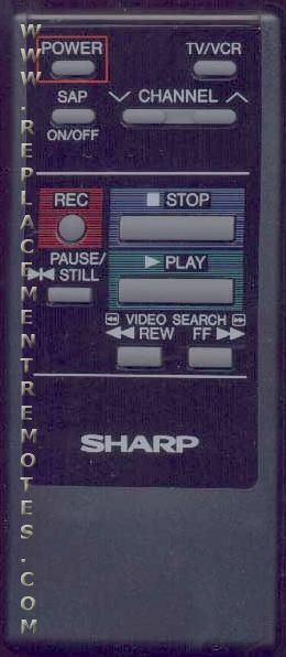 Buy Sharp RRMCG0204GESA VCR VCR Remote Control Buy Sharp RRMCG0204GESA VCR VCR Remote Control