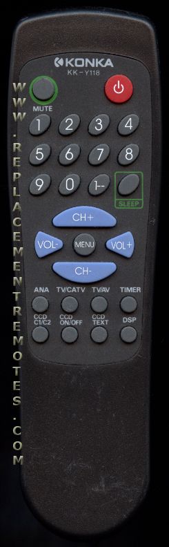 Buy Konka KK-Y118 KKY118 TV Remote Control