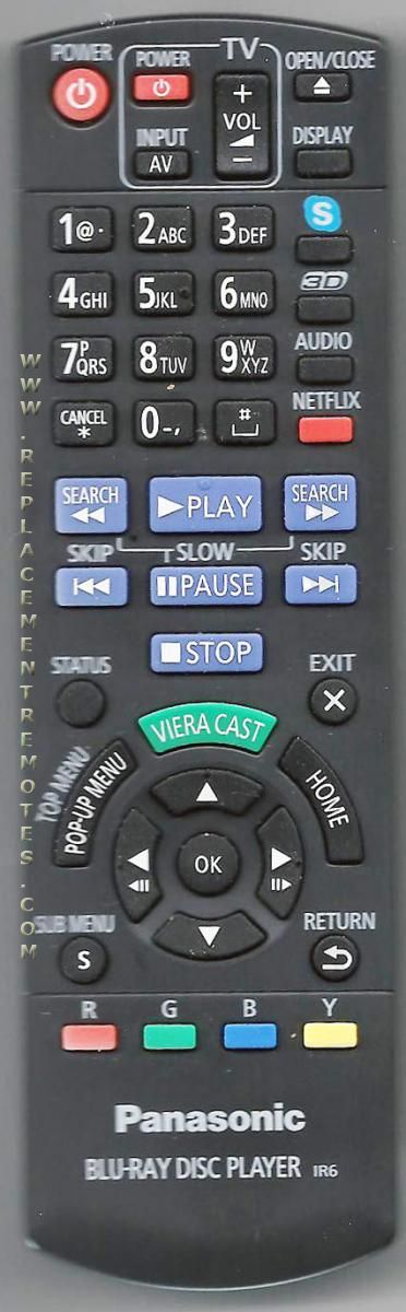 Buy Panasonic N2QAYB000574 Blu-Ray DVD Player Remote Control Buy Panasonic N2QAYB000574 Blu-Ray DVD Player Remote Control