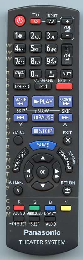 Buy Panasonic N2QAYB000629 Home Theater System Home Theater Remote Control