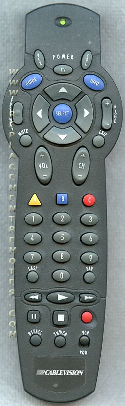 Buy Cablevision RC1835-CV20 RC1835CV20 -312124792741 Cable Box Remote ... Buy Cablevision RC1835-CV20 RC1835CV20 -312124792741 Cable Box Remote ...