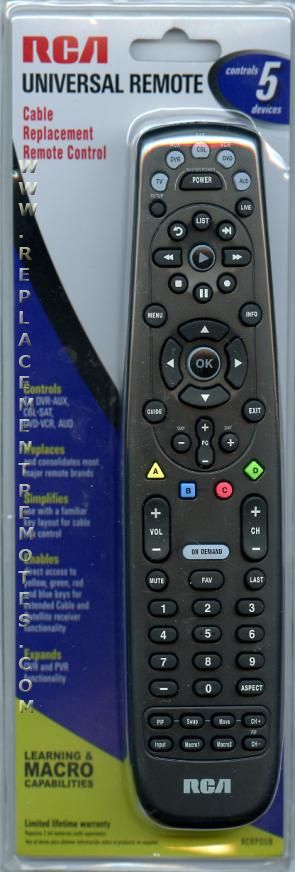 Buy RCA RCRP05B Universal Remote Control 5-Device Universal Remote Control Buy RCA RCRP05B Universal Remote Control 5-Device Universal Remote Control