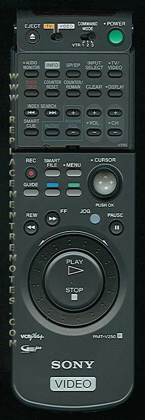 Buy Sony RMT-V250 RMTV250 -147574921 VCR VCR Remote Control