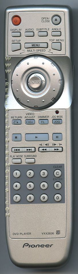 Buy PIONEER VXX2836 DVD Player Remote Control Buy PIONEER VXX2836 DVD Player Remote Control