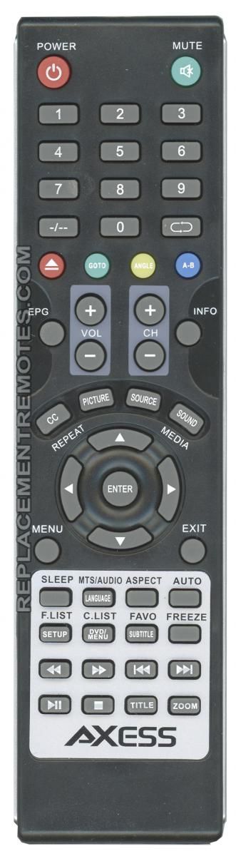 Buy AXESS TVD180113REM TV/DVD Combo Remote Control Buy AXESS TVD180113REM TV/DVD Combo Remote Control