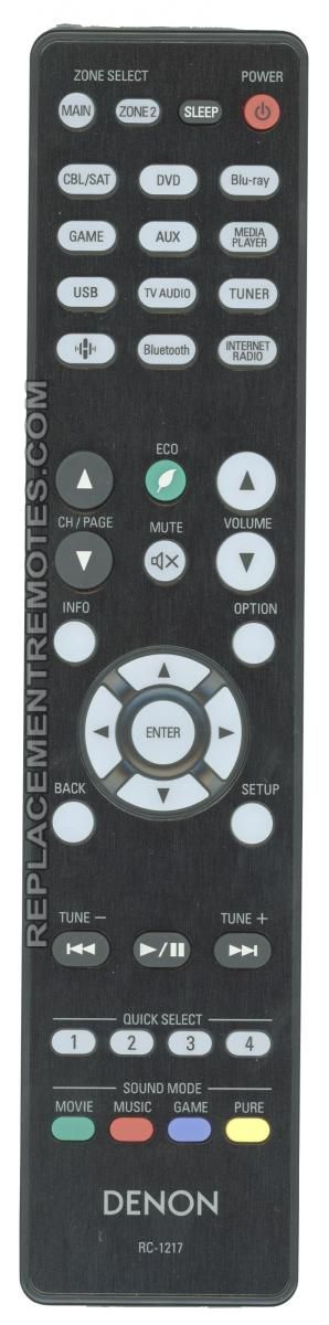 Buy DENON RC1217 -30701024500AD Audio/Video Receiver Remote Control