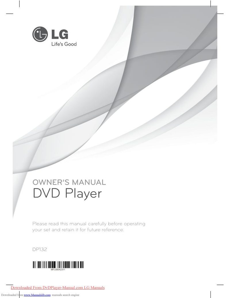 Buy/Download LG DP132 DP132 DVD Player DVD Player Operating Manual