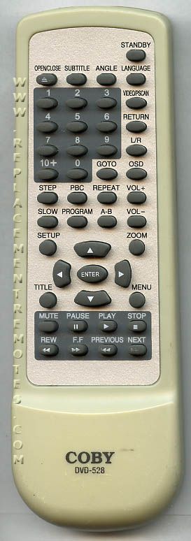 Buy Coby DVD-528 DVD528 DVD Player DVD Remote Control Buy Coby DVD-528 DVD528 DVD Player DVD Remote Control