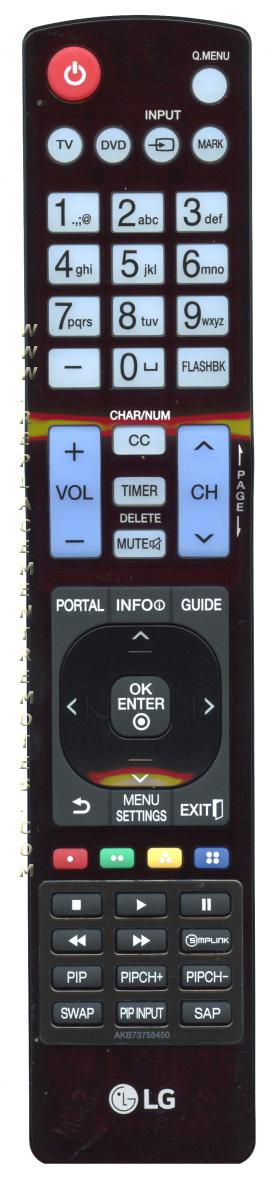 Buy LG AKB73755450 -AGF76692631 Monitor Monitor Remote Control