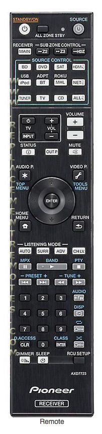 How to program a pioneer receiver remote - pnapv
