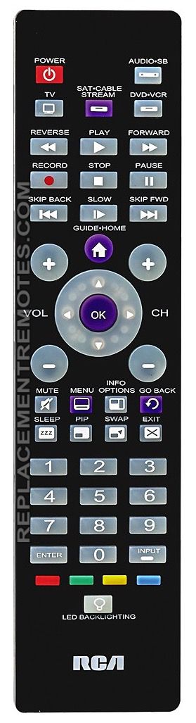 Buy RCA RCR004RWD Universal Remote Control 4-Device Universal Remote ... Buy RCA RCR004RWD Universal Remote Control 4-Device Universal Remote ...