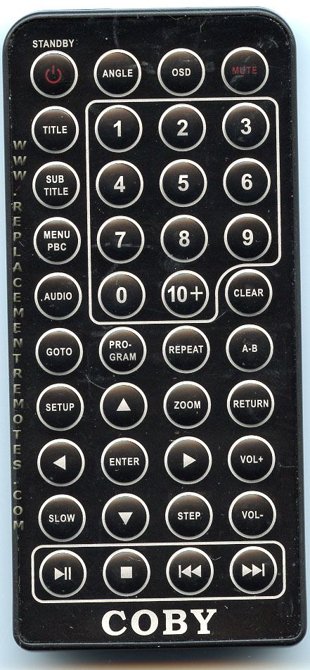 Buy Coby RCNN170 DVD Player DVD Remote Control Buy Coby RCNN170 DVD Player DVD Remote Control