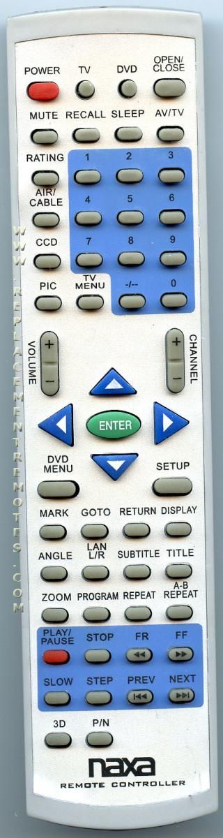 Buy Naxa RCNN174 Remote Control