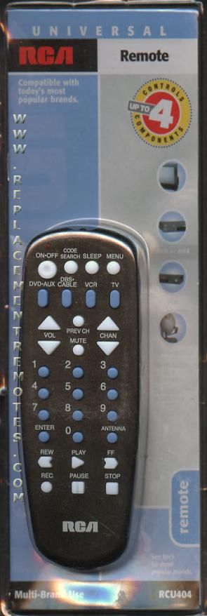 Buy RCA RCU404 4-Device Universal Remote Control Buy RCA RCU404 4-Device Universal Remote Control