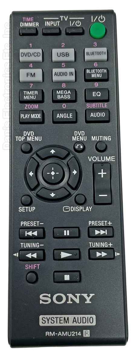 Buy SONY RMAMU214 -A2060834A Audio System Audio Remote Control