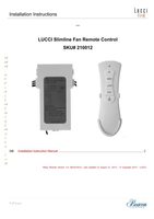 Buy Lucci 210012 UC7216T 433MHz Slimline -UC7216T Ceiling Fan Ceiling ...